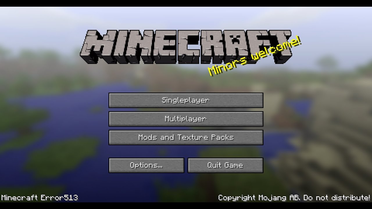 Minecraft Error 513 Earthly Edition Gameplay - YouTube