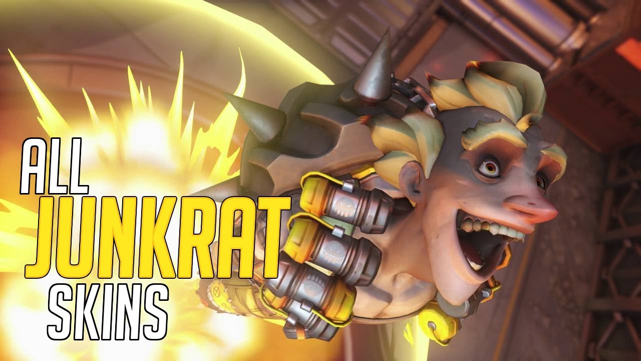 All Junkrat Skins - Overwatch - YouTube