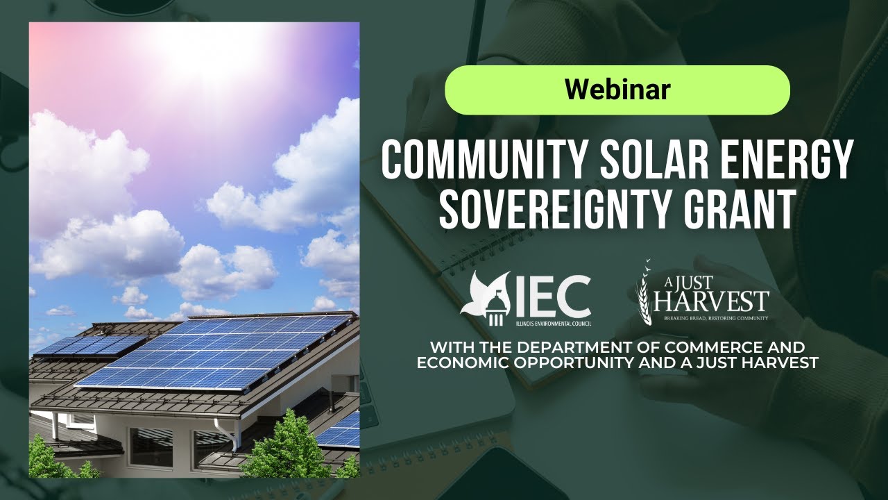 [WEBINAR] Community Solar Energy Sovereignty Grant - YouTube