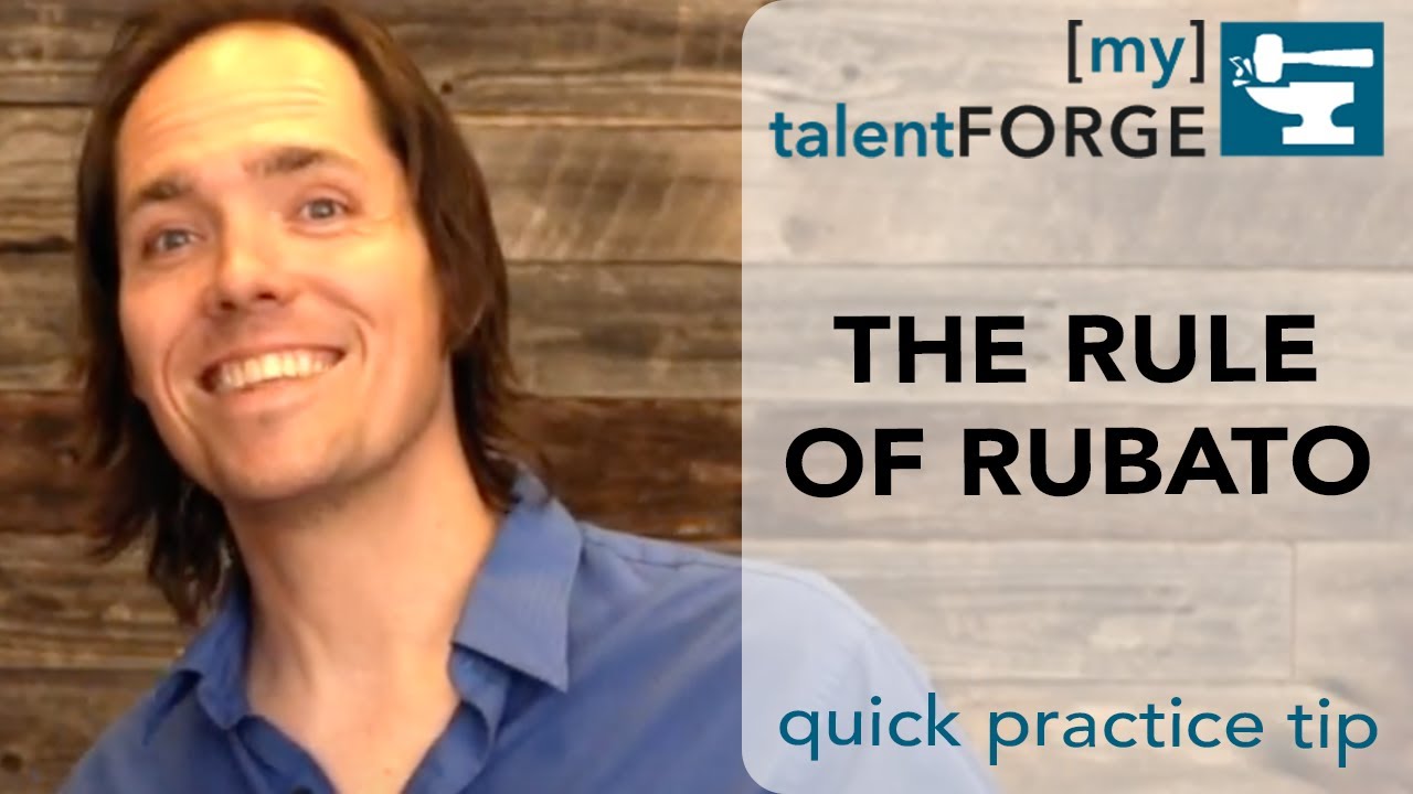 The Rule of Rubato - Quick Practice Tip - YouTube