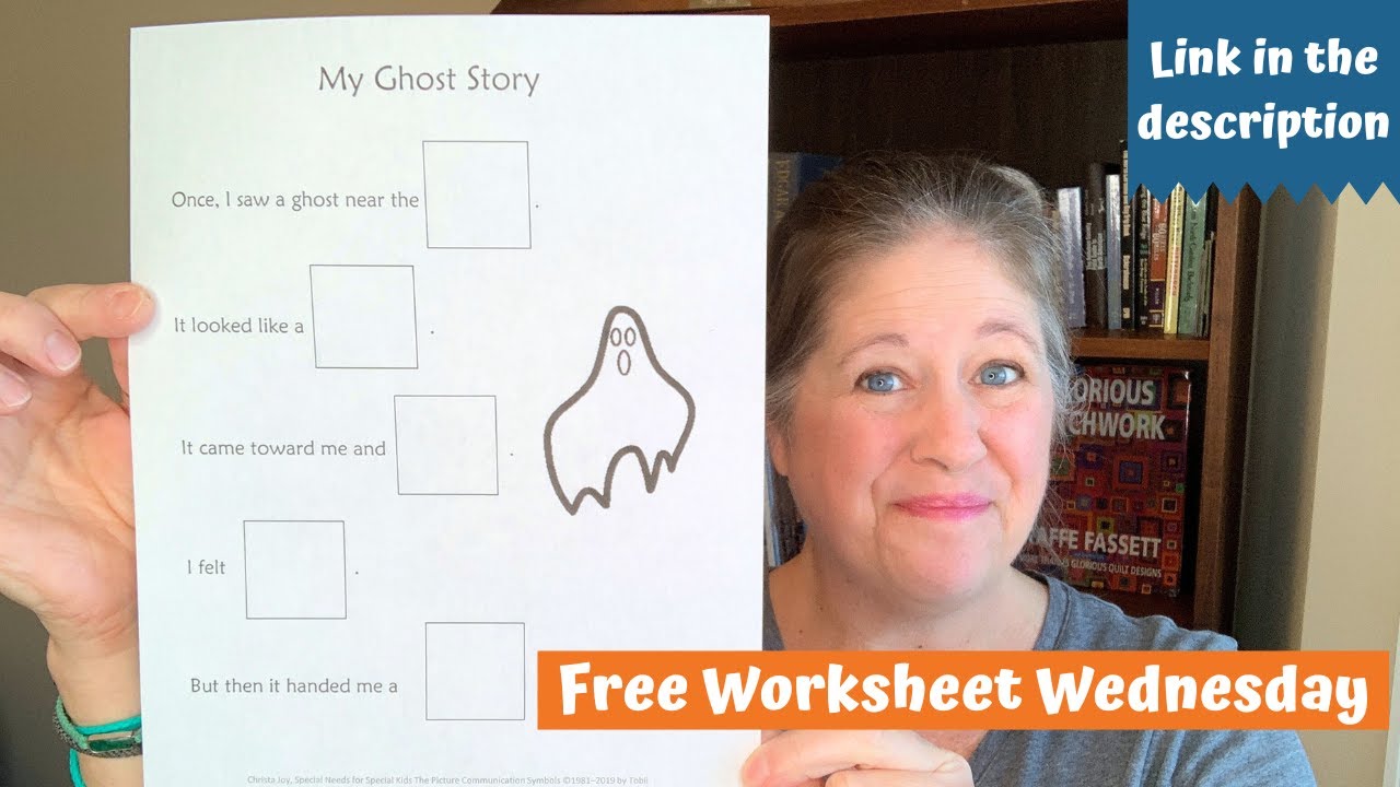 Free Worksheet Wednesday: My Ghost Story - YouTube