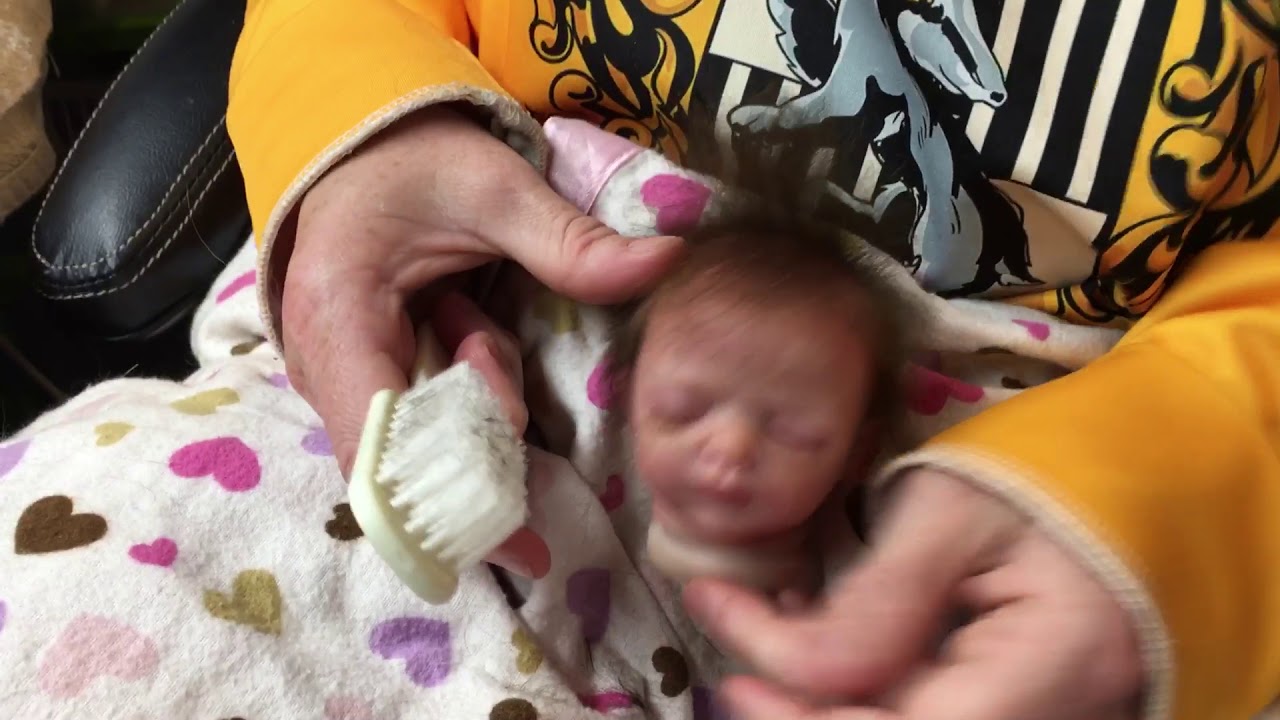 Preemie Hair Cutting and Combing. - YouTube