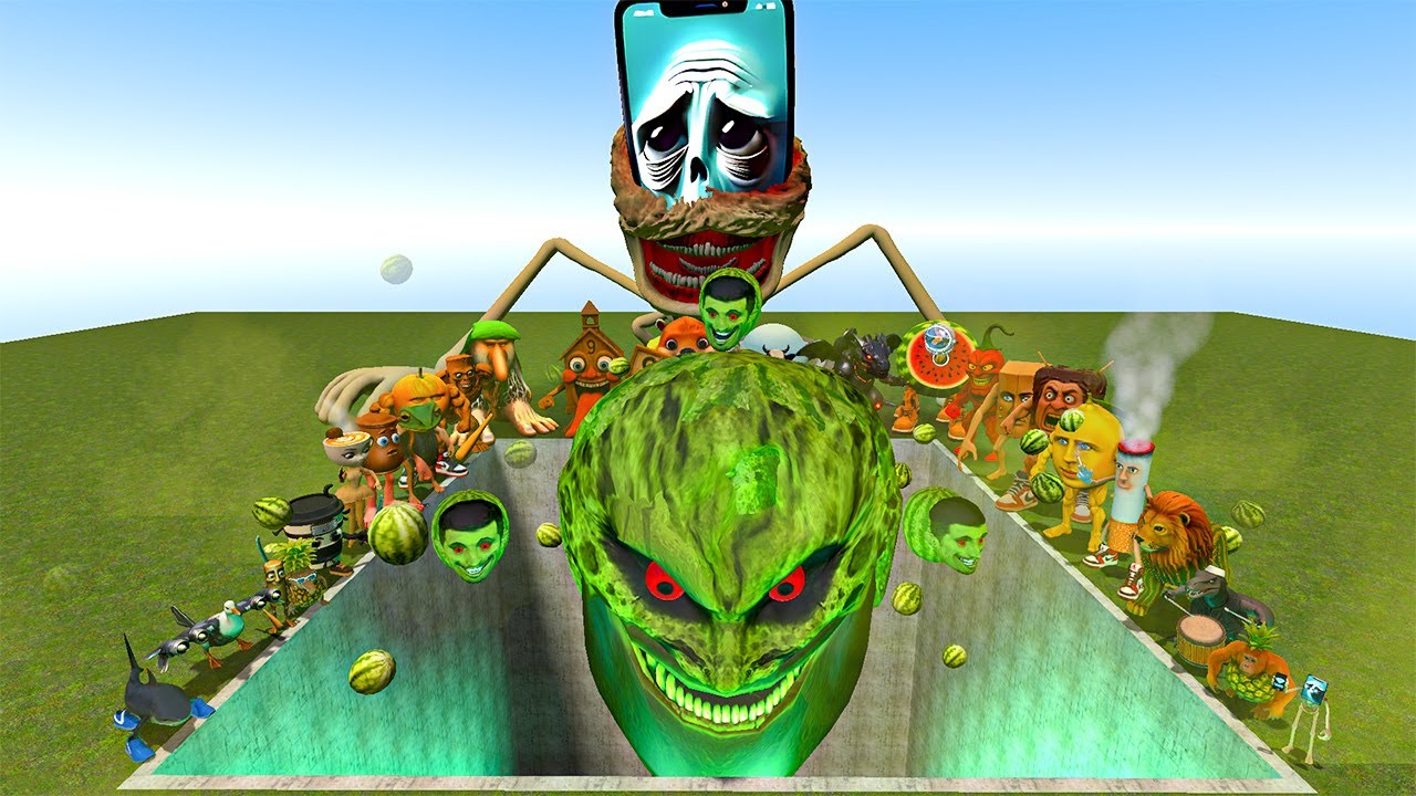 NEW LIN GANG MELON MOON MONSTER VS ALL ITALIAN AI BRAINROT MEMES ...