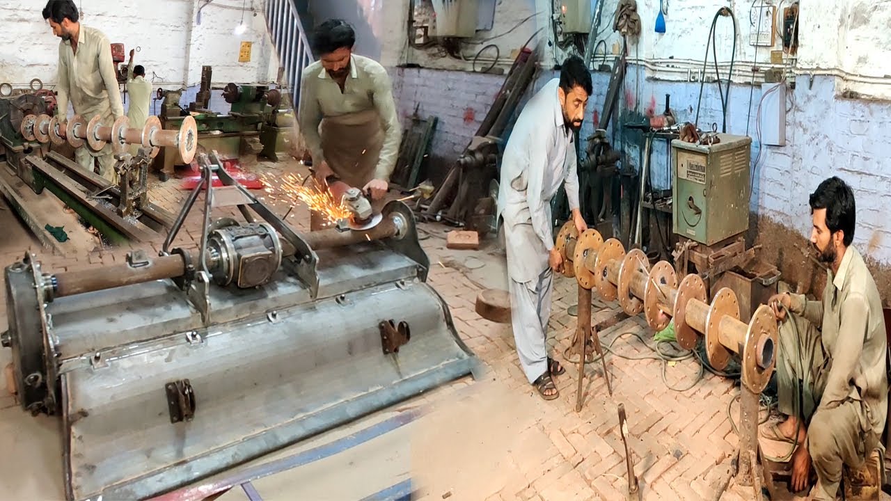 How To Manufacture Rotary Tiller/Rotavator In A Factory For Agriculture ...