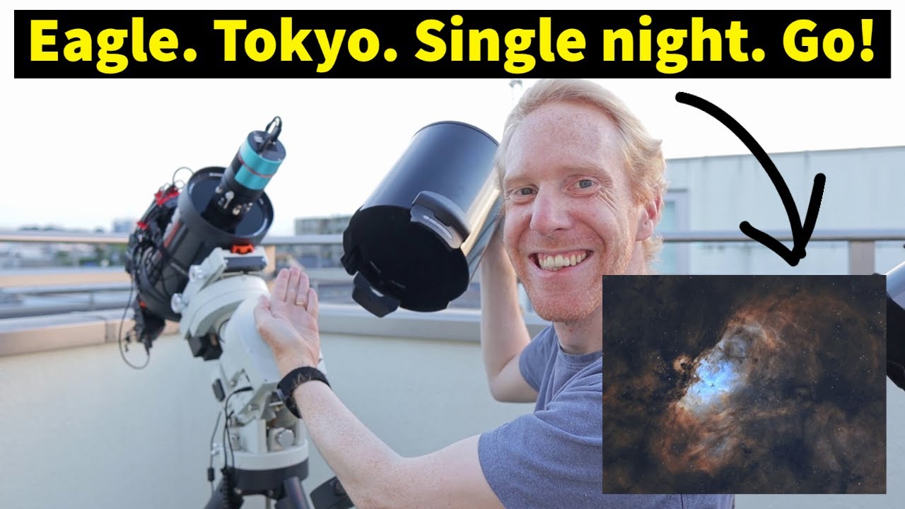 New dew shield for better Hyperstar! Let's image the Eagle Nebula ...