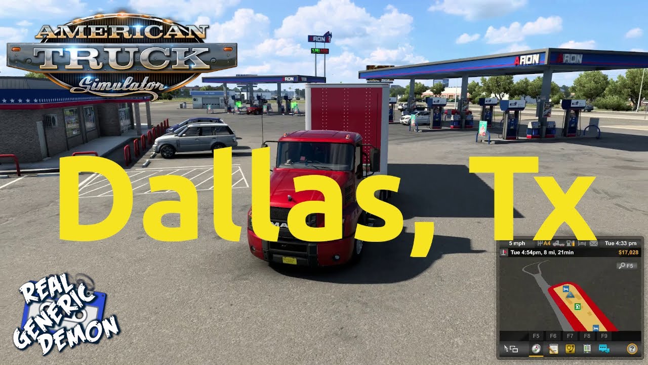 American Truck Simulator - Ep15: Dallas, Tx - YouTube