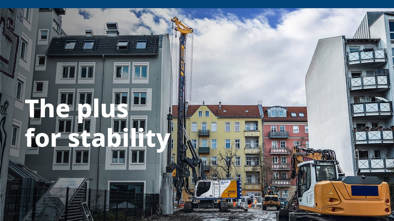 Stability Plus on the construction site | BAUER Maschinen GmbH - YouTube