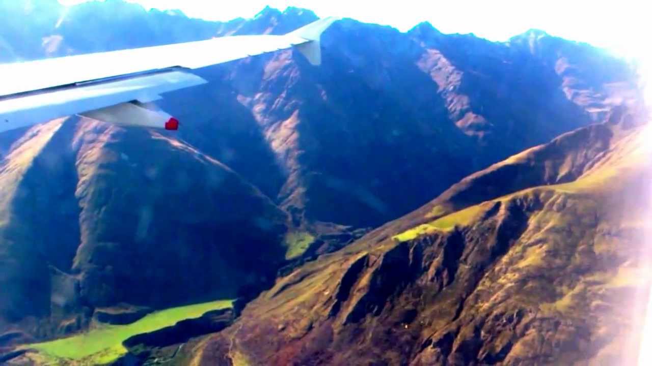 Final approach Queenstown airport ZQN - YouTube