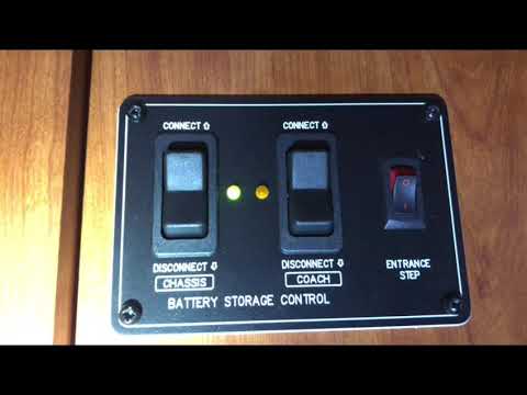 RV battery storage control switch - YouTube