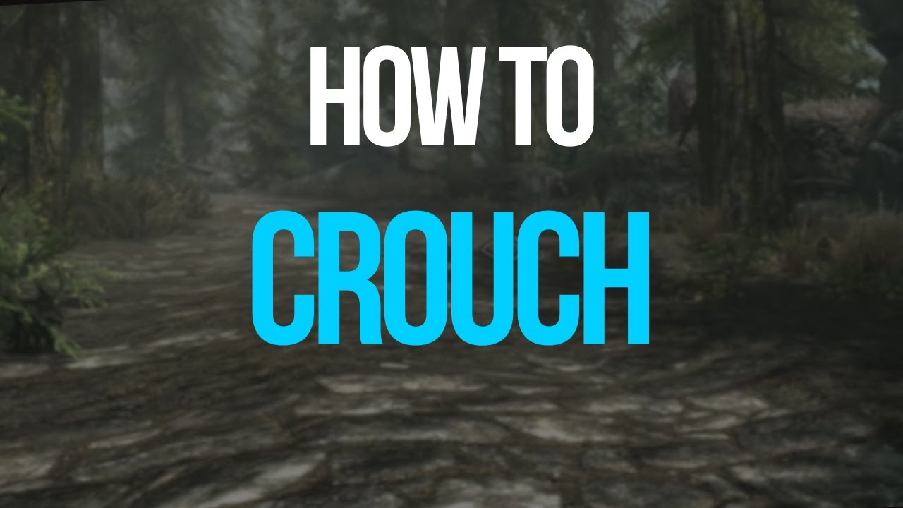 Skyrim Xbox Crouch Button Guide - YouTube