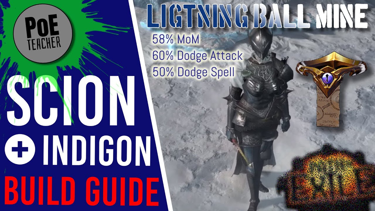【Path of Exile - PoE】Lightning Ball Mine Build - Scion MoM - YouTube