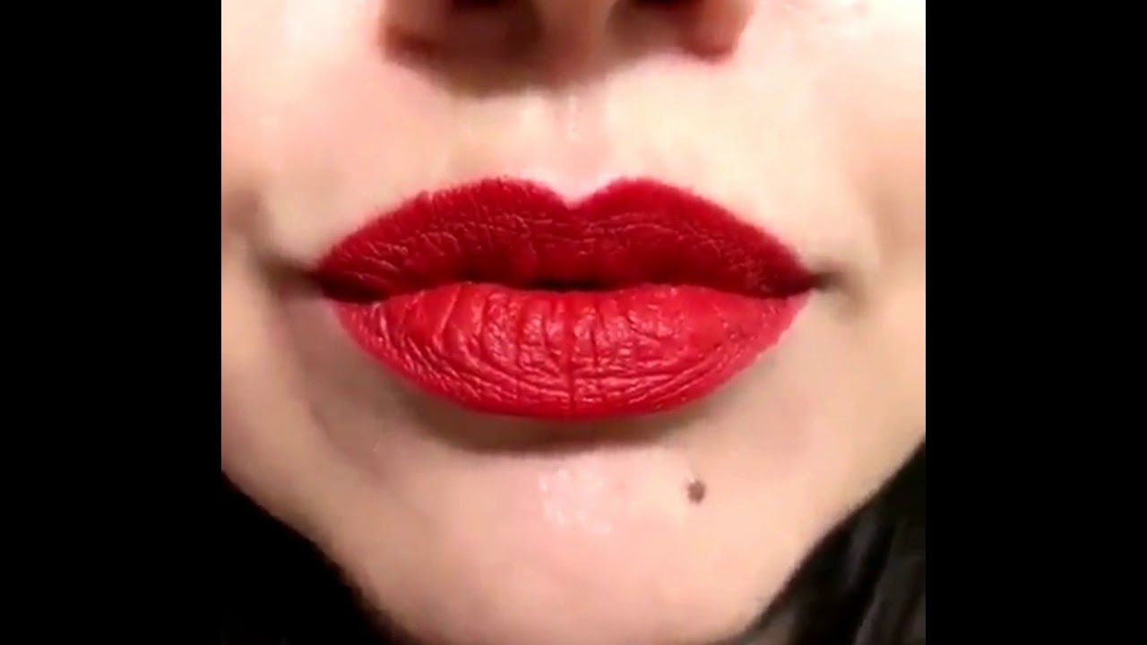 como pintar los labios paso a paso - YouTube