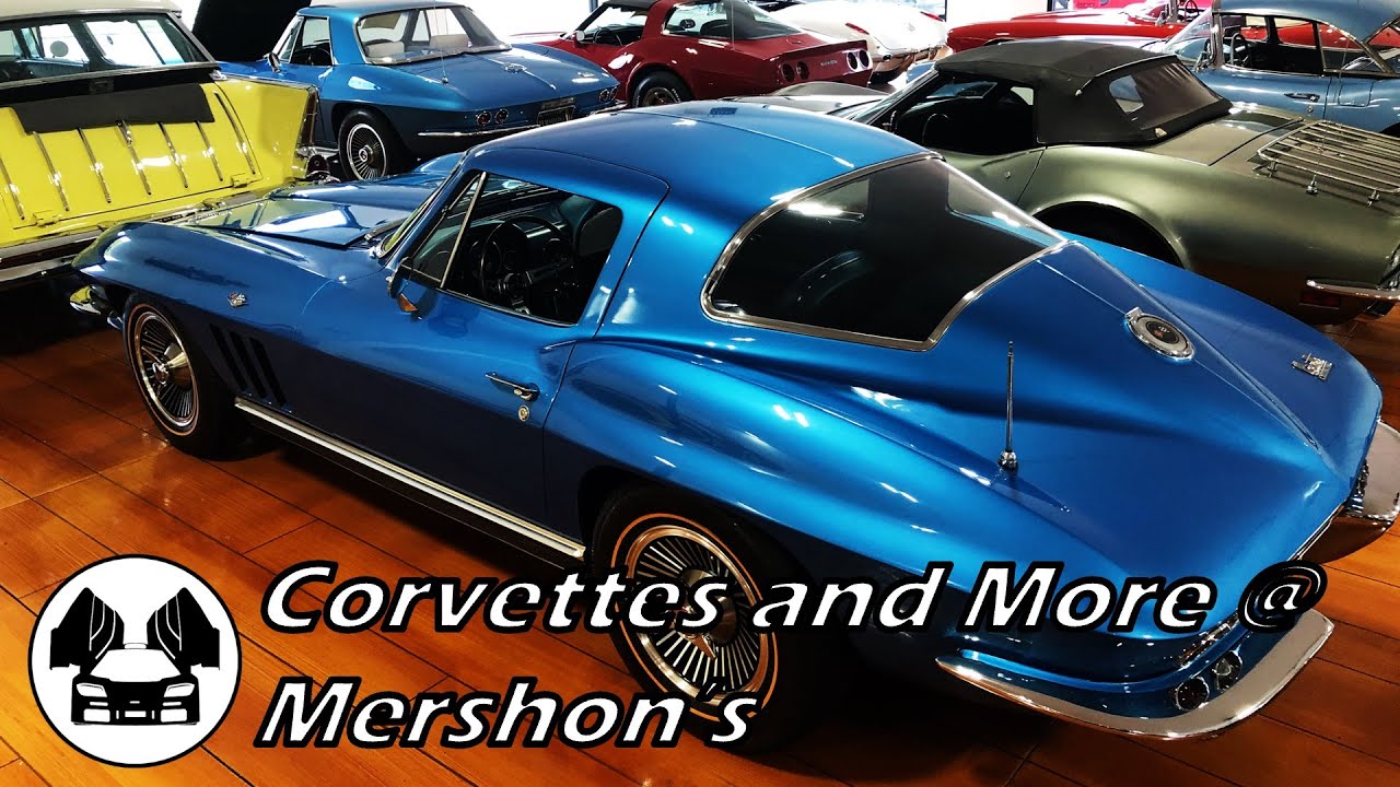 Corvettes and More at Mershon's Car World - YouTube
