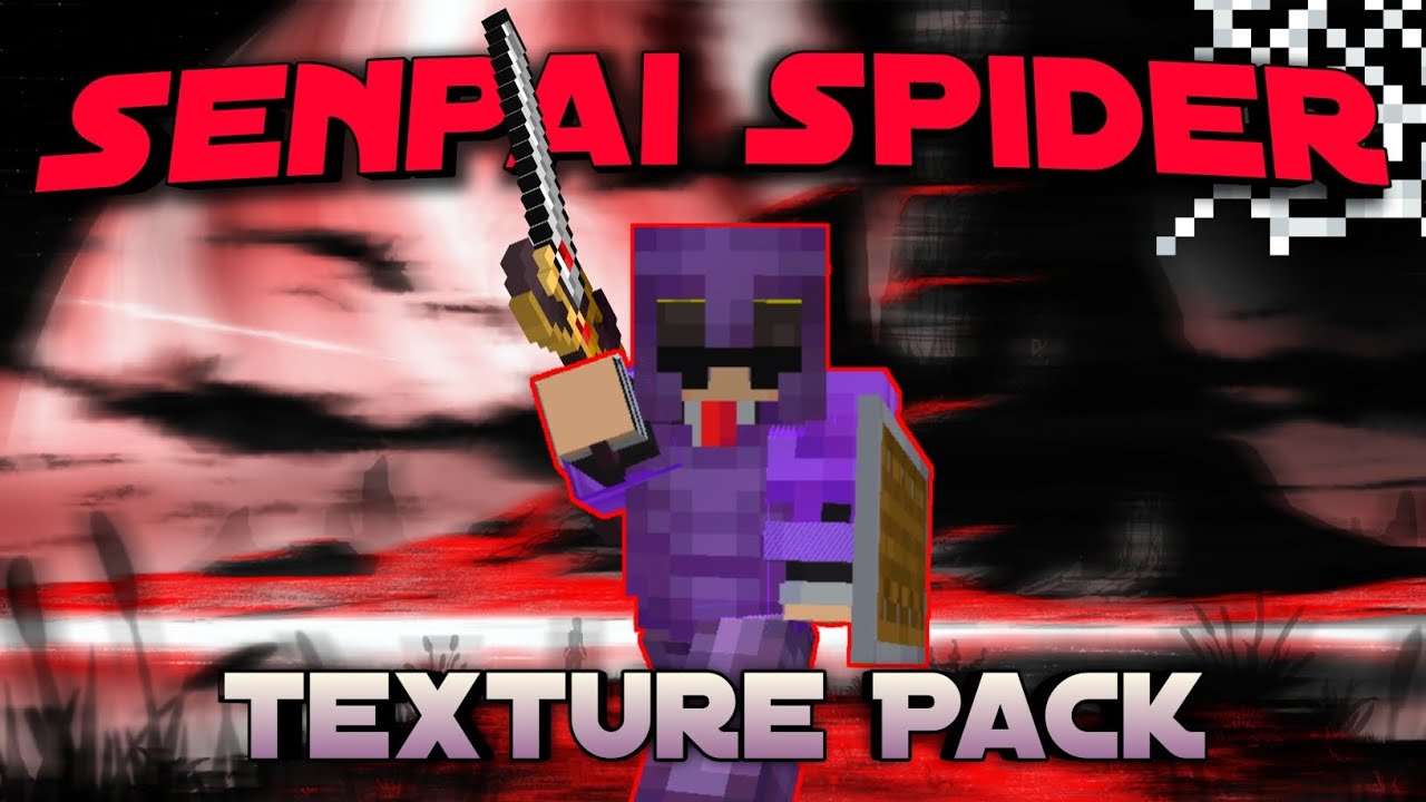SenpaiSpider Texture Pack Revamped for Java/bedrock |1.19.4 ...