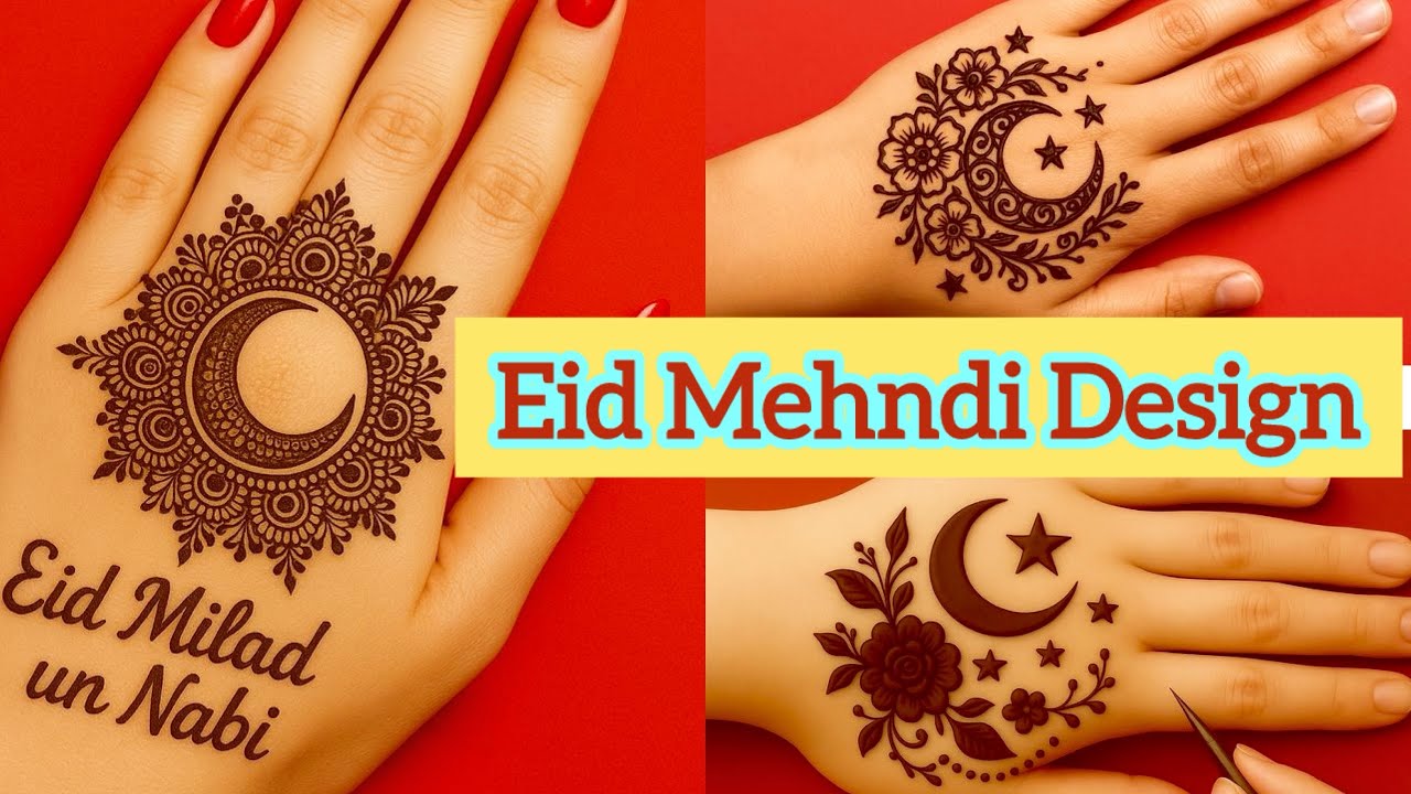 4 different types Arabic mehndi designs | simple flower mehendi ...