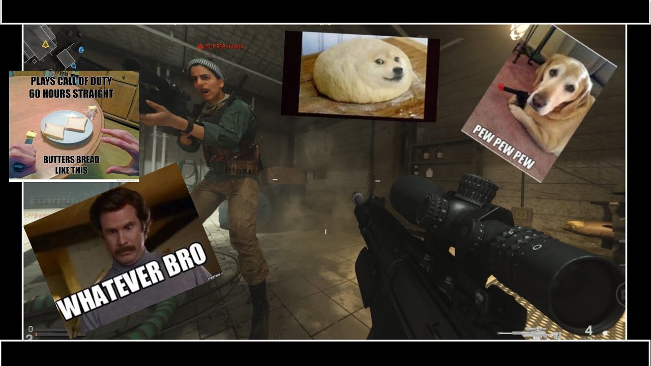 COD Modern Warfare (Sniping Mode With Memes) - YouTube