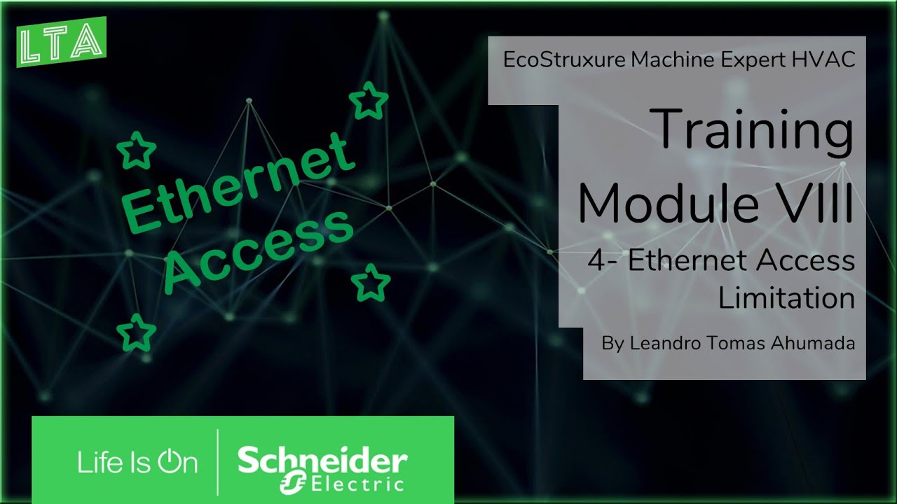 EcoStruxure Machine Expert HVAC Training - M8.4 Ethernet Access ...