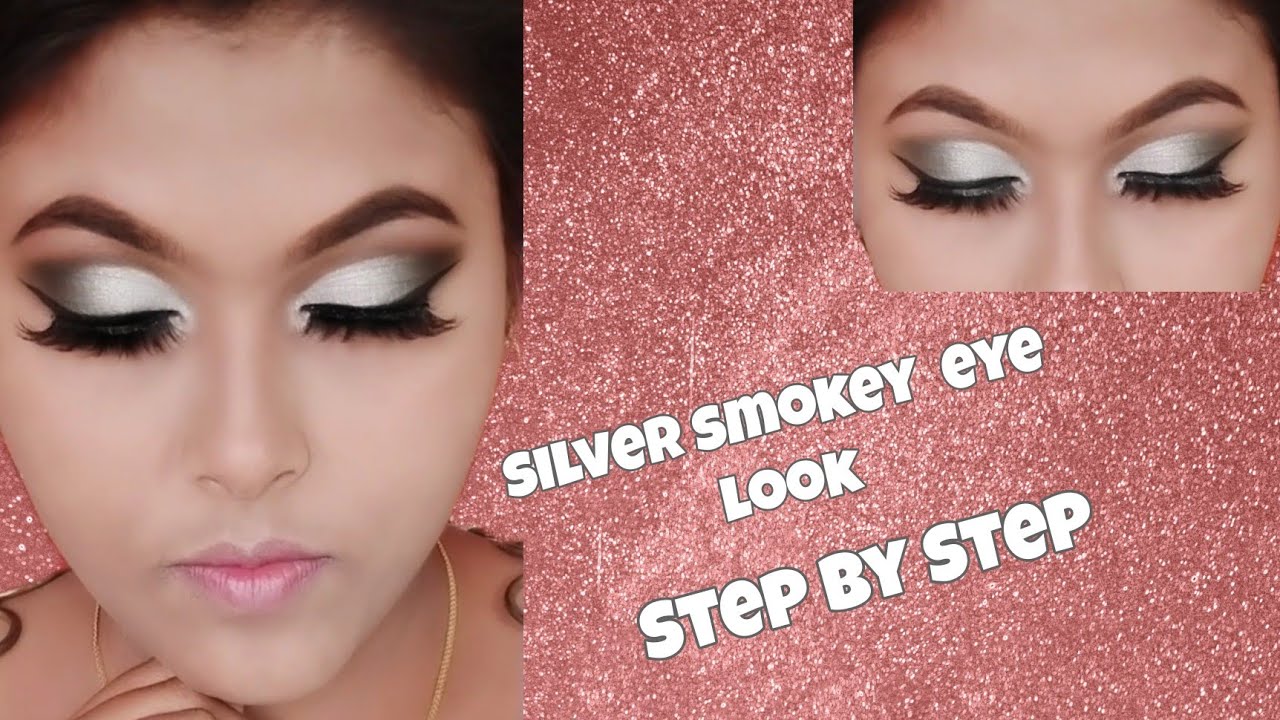 #silver gray eye makeup tutorial || S Beauty Style - YouTube