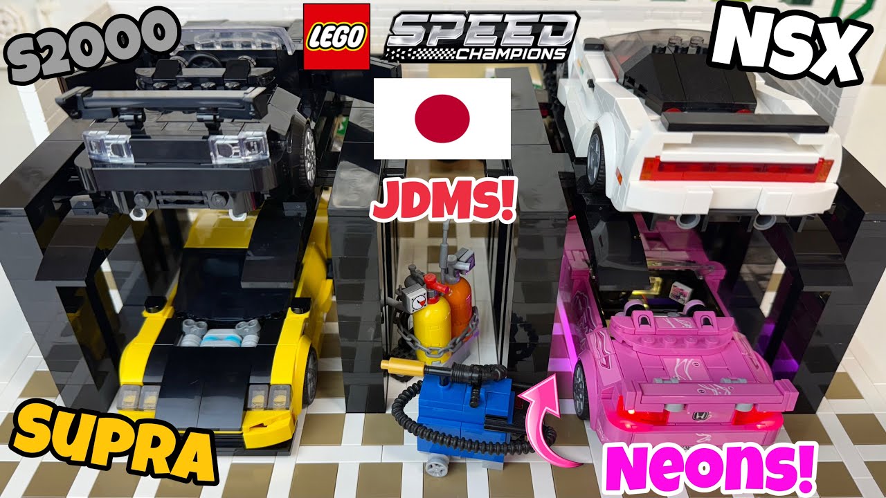 Custom LEGO Speed Champions JDM cars - YouTube