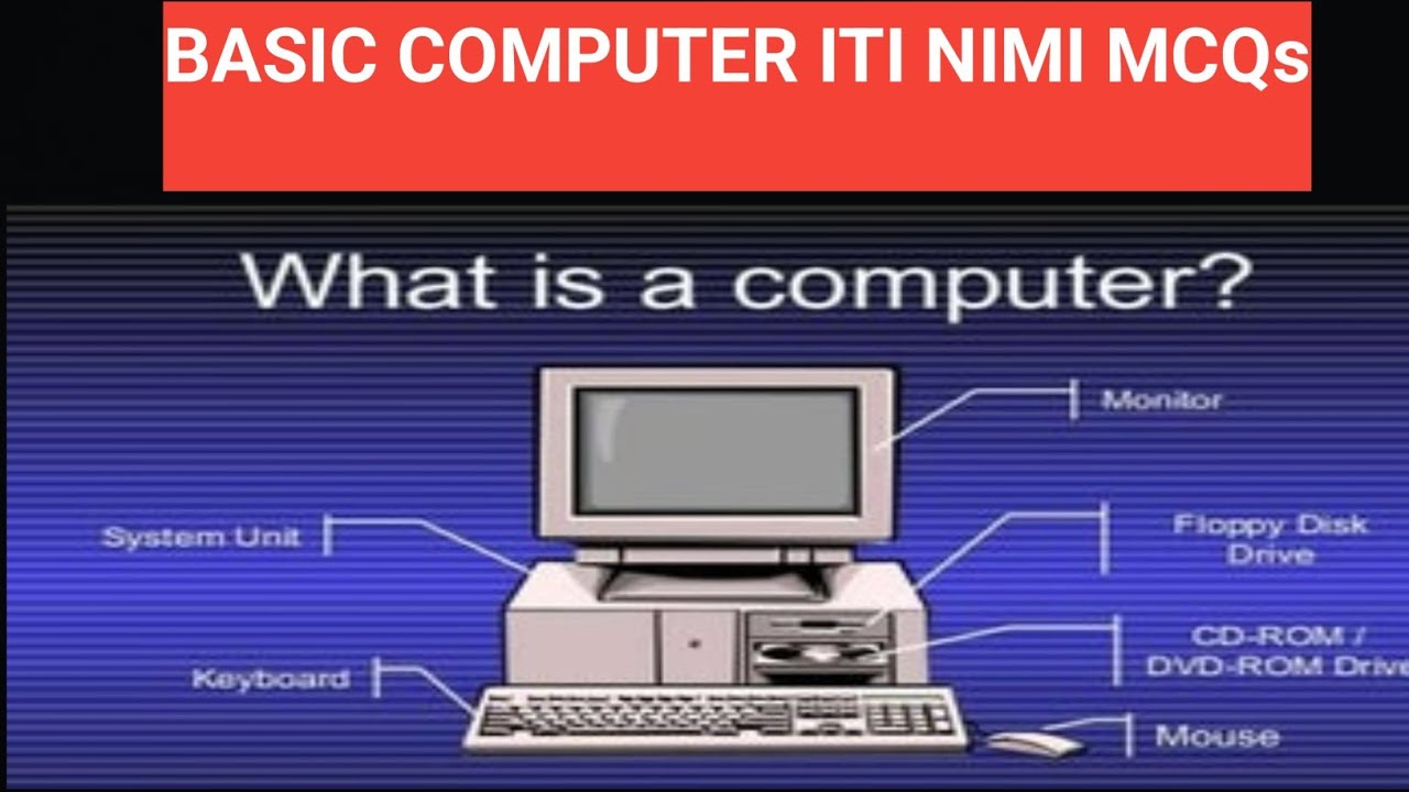 ITI NIMI Pattern: Basic Computer MCQs and Assignments Breakdown - YouTube