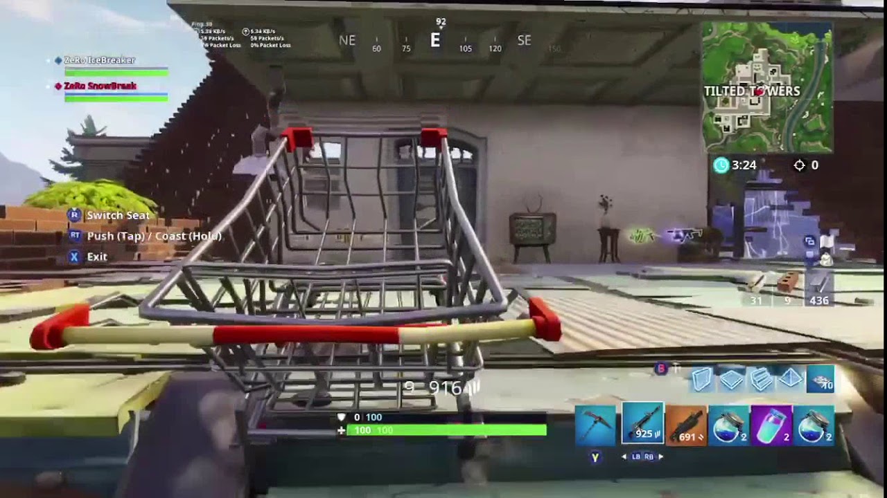 Fortnite battle royal roller coaster - YouTube