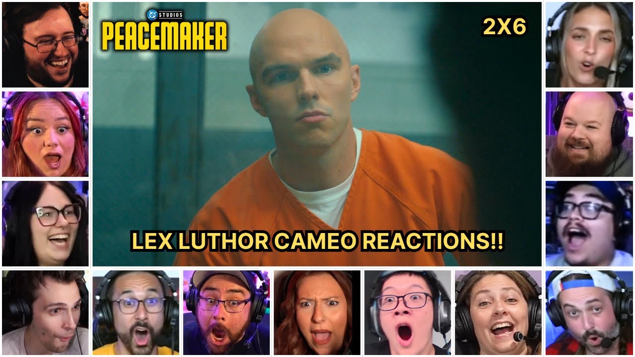 Reactors Reacting To Lex Luthor Cameo | Peacemaker 2x6 Reaction Mashup ...