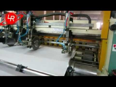 NC Single face cutter(double knife) 電腦雙刀單瓦切紙機 - YouTube