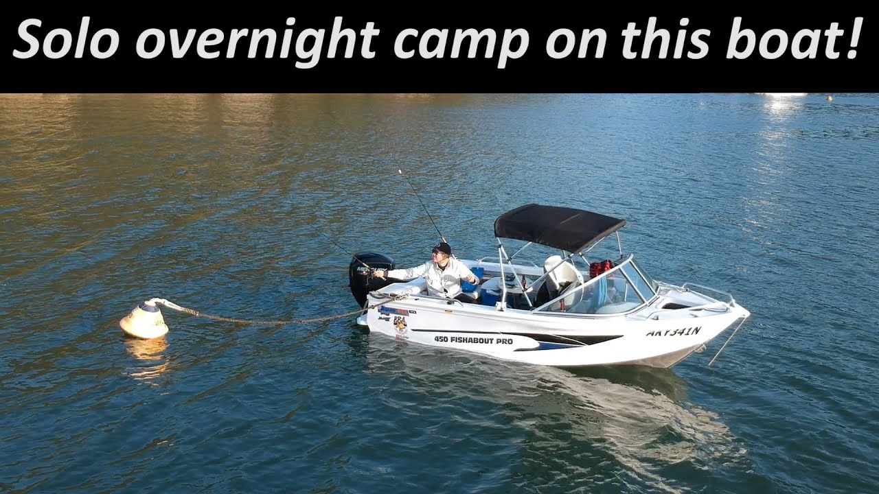 Solo boat camping mission - BBA EP72 - YouTube