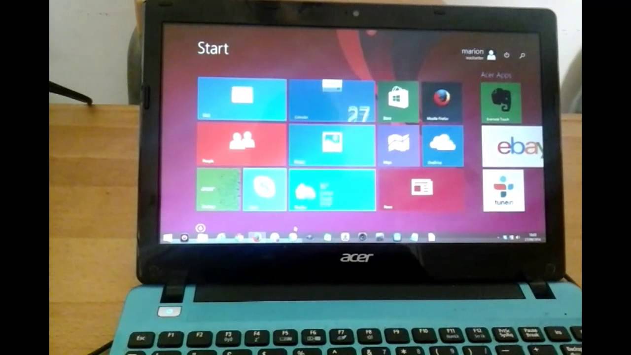 Acer Laptop Demo - YouTube