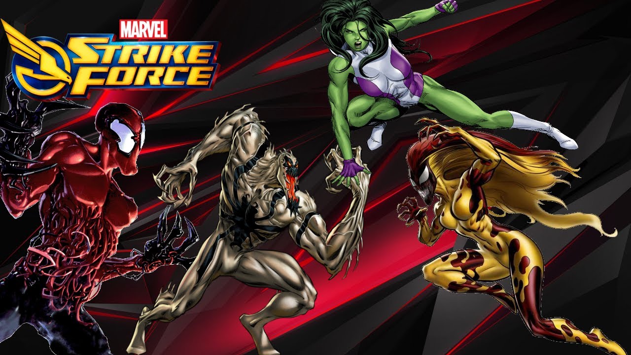 Marvel Strike Force: Scream, Anti-Venom, Toxin, and She-Hulk!!! (Kit ...