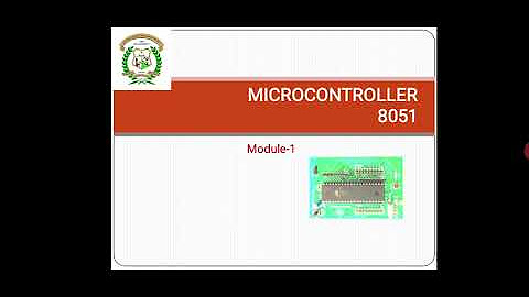 18EE52 MICROCONTROLLER vtu - YouTube