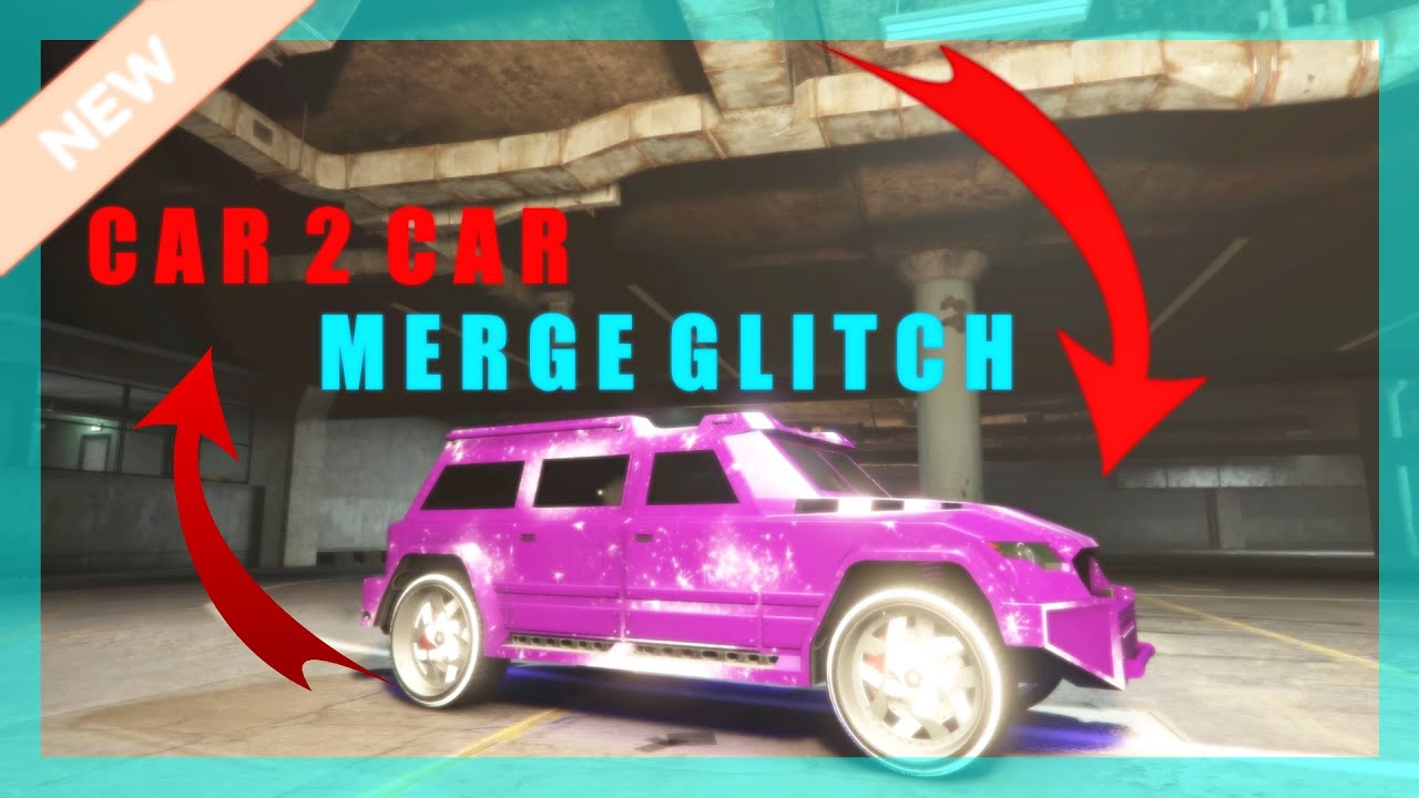 NEW CAR 2 CAR MERGE GLITCH EASY MERGEN 🚗 GTA 5 Online - YouTube
