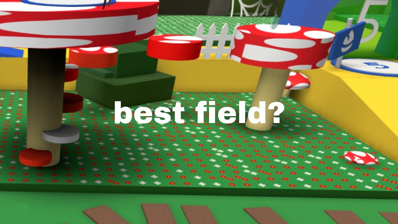 Mushroom Field Is The Best Field | Bee Swarm Simulator - YouTube