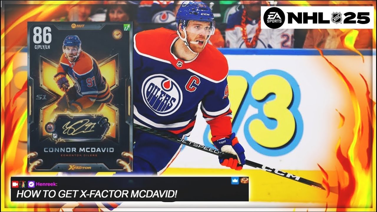 HOW TO GET THE BROKEN X-FACTOR MCDAVID CARD IN NHL 25 HUT - YouTube