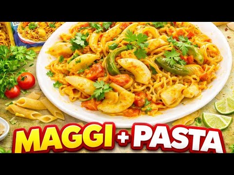 Maggi Pasta Recipe 😋 | Maggi aur Pasta ka Zabardast Combo | Easy ...