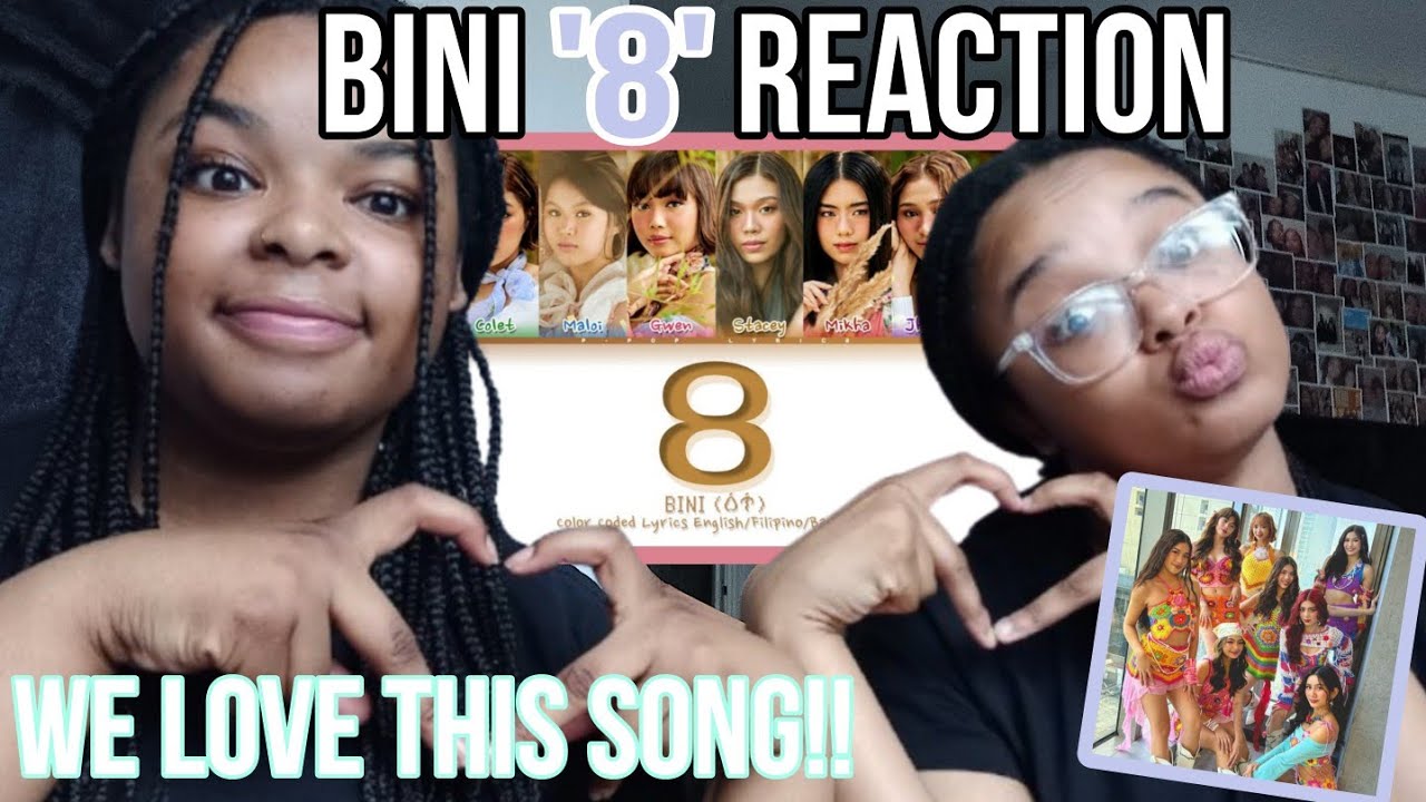 THEIR VOCALS‼️|Reacting to BINI '8'|colour coded lyrics| - YouTube