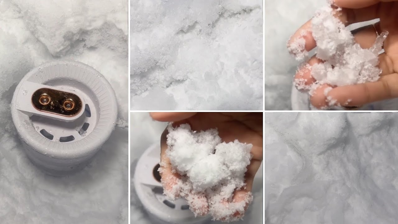 FREEZER FROST EATING / WHITE ICE / SOFT ICE EATING / ASMR - YouTube