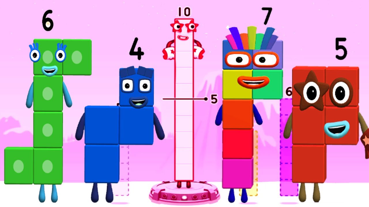 Numberblocks Learning Academy #81 - Numberblocks 6 4 7 - Numberblocks ...