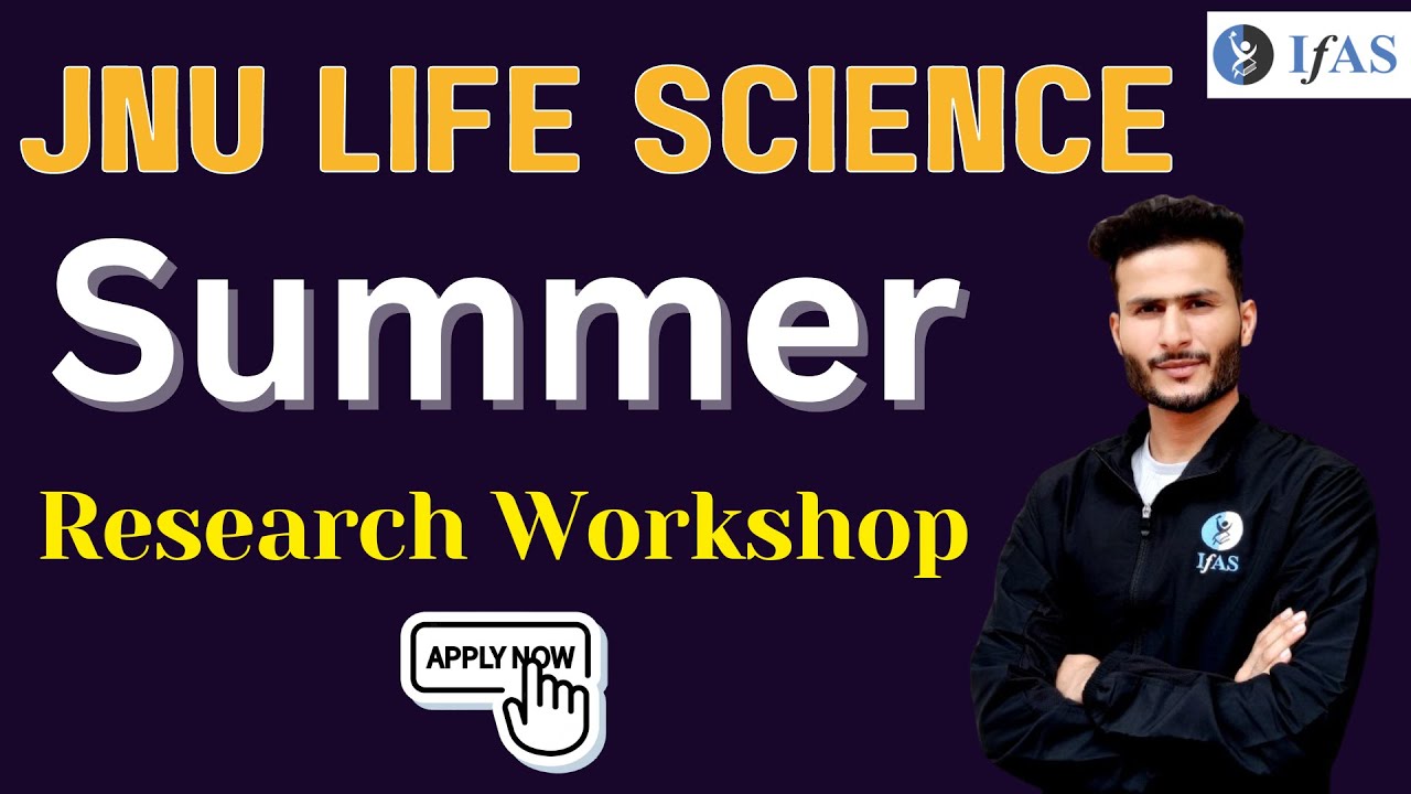 JUN Life Science Summer Research Workshop | Life Science Internship | Summer Research Internship ...
