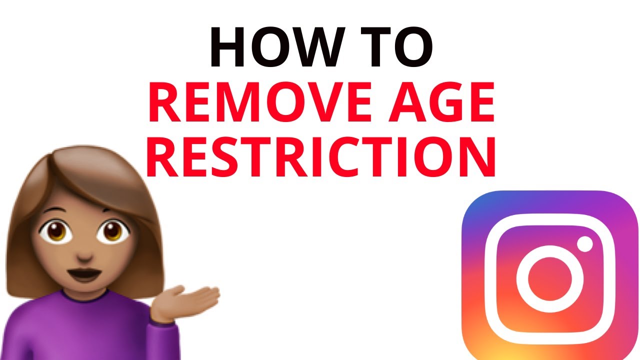 How to Remove Minimum Age Restrictions on Instagram - YouTube
