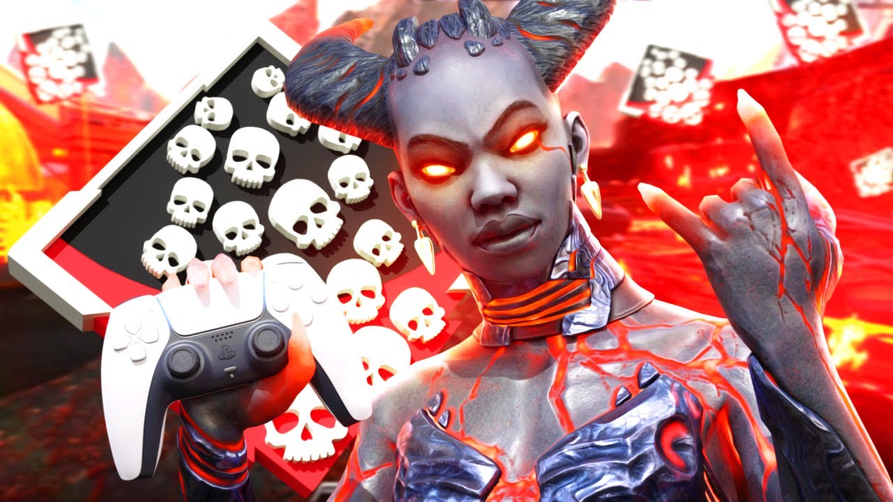 SOLO Lifeline with Controller 26 KILLS and 5365 Damage Apex Legends ...