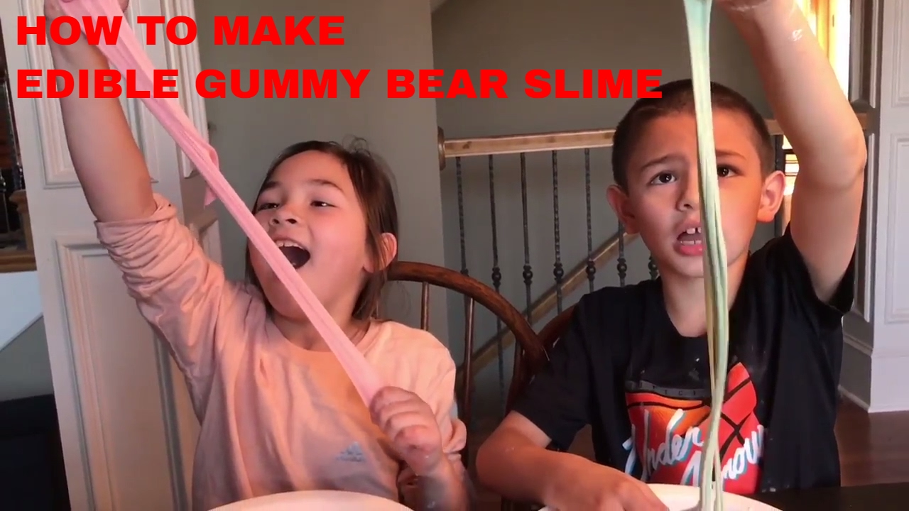 How To Make Edible Gummy Bear Slime, Edible Slime, DIY Gummy Bear Slime ...