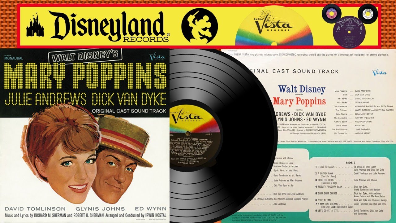 Walt Disney's MARY POPPINS LP - 06 CHIM CHIM CHEREE - YouTube
