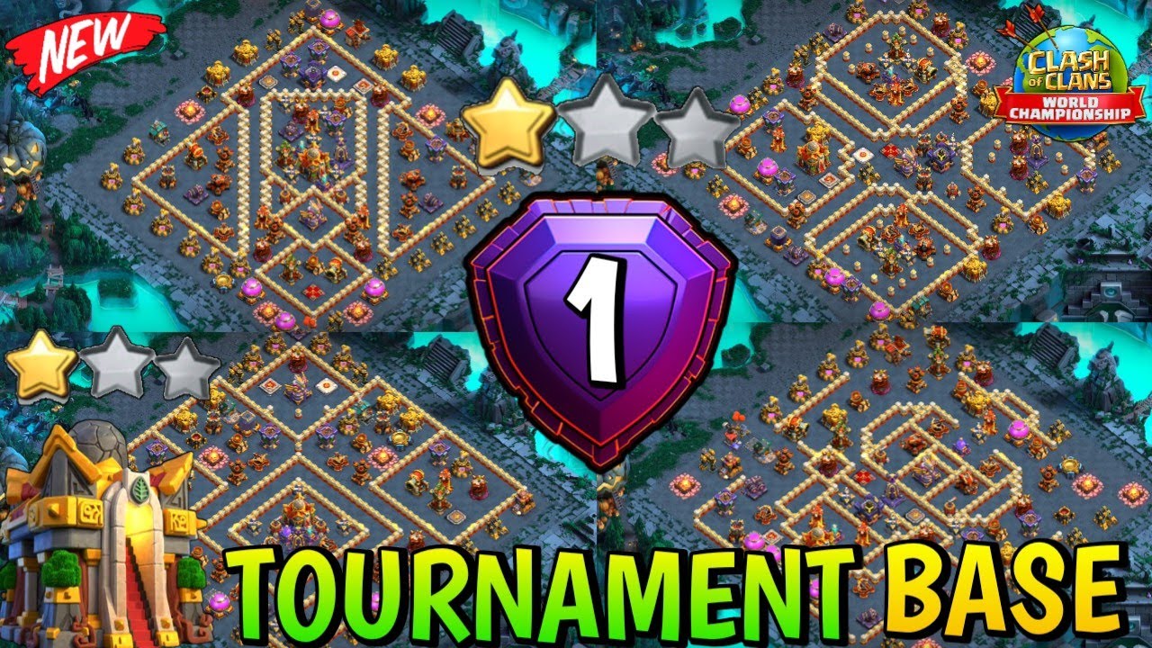 TOP 15 TOURNAMENT BASE TH16 | ANTI ROOT RIDER TH16 BASE | BASE LAYOUT ...