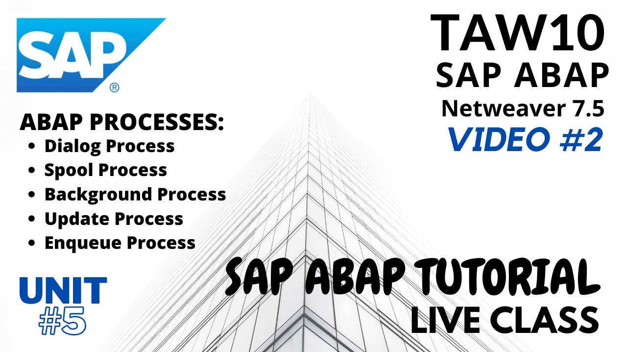 Sap Abap Tutorial Sap Abap Unit 5 Training Sap Abap Video 2 [ Urdu اردو Hindi हिंदी