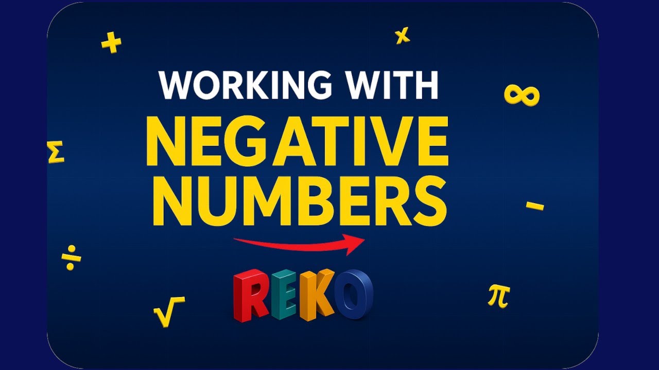 Think Below Zero! Master Negative Numbers Easily | GCSE Maths Tutorial ...