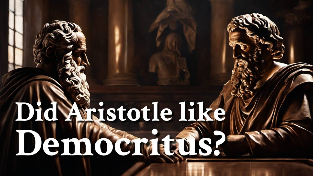 Did Aristotle like Democritus? | Philosophy - YouTube