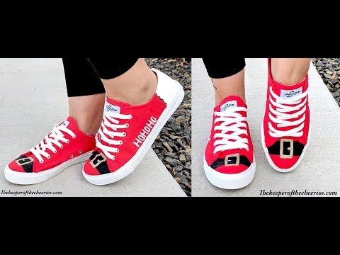 DIY Santa Belt Shoes - YouTube