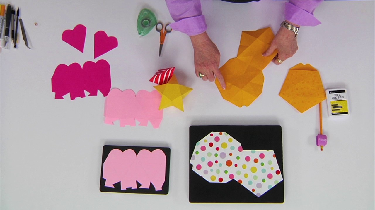 Ellison Education Lesson Plan #12109: Heart & Star Boxes - YouTube
