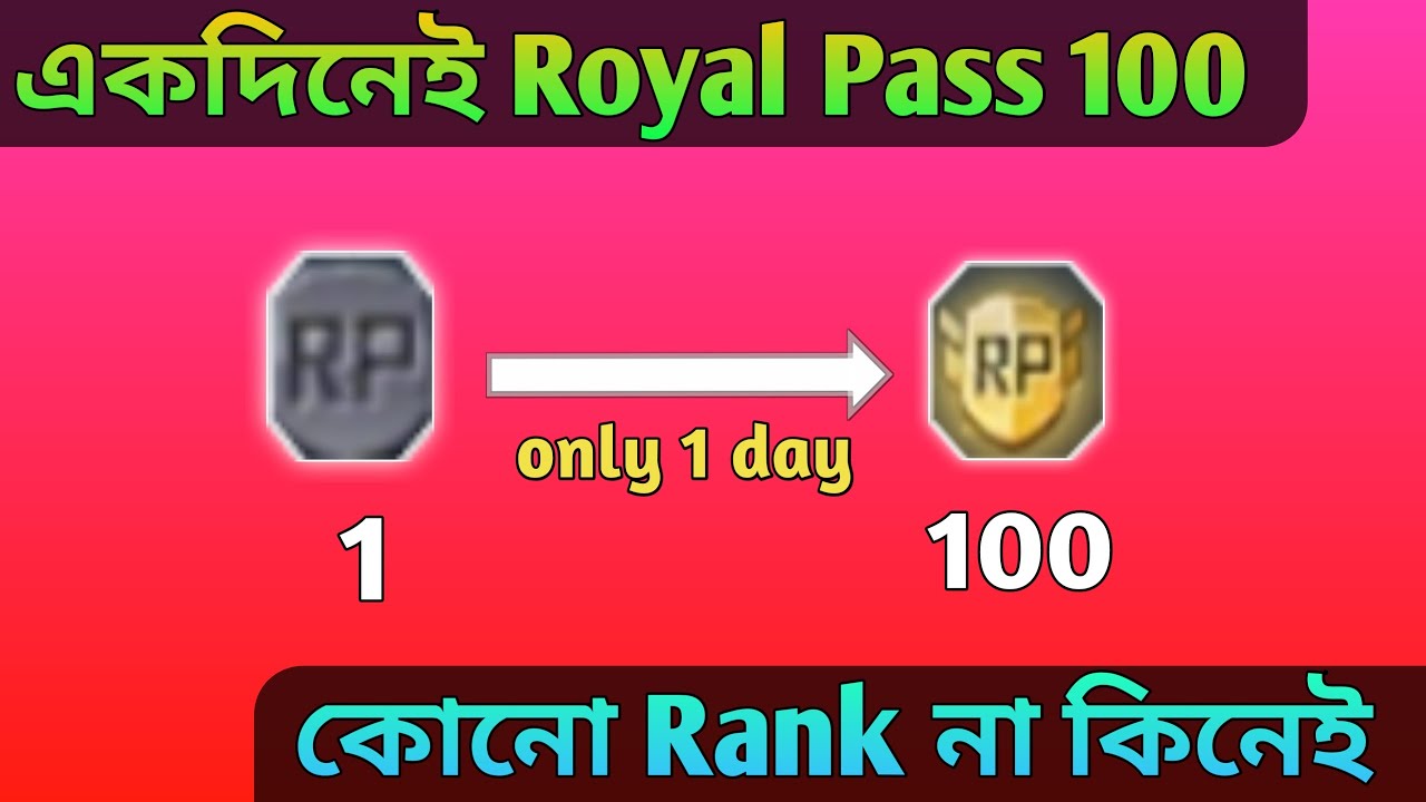 How to Make 100 RP in PUBG Mobile in One Day | Without Purchase Rank ...